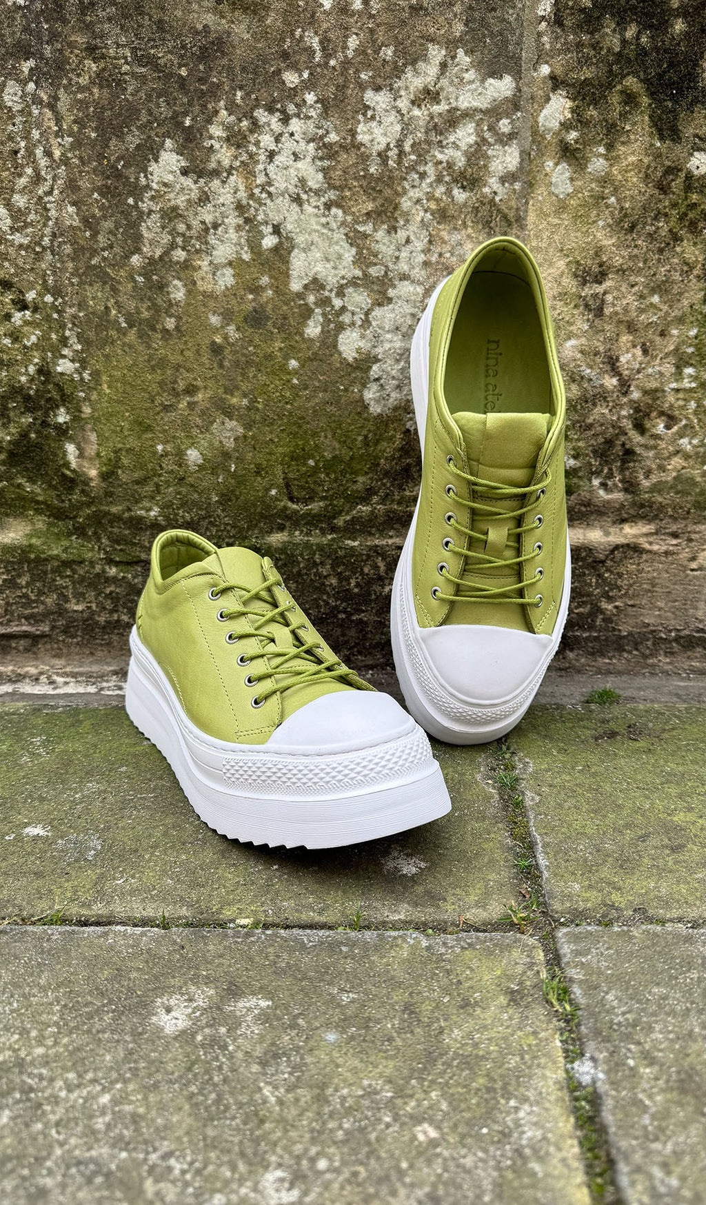 Nina Atelier Bernice Lace Up Shoes- 3 Colours – Blue Woman