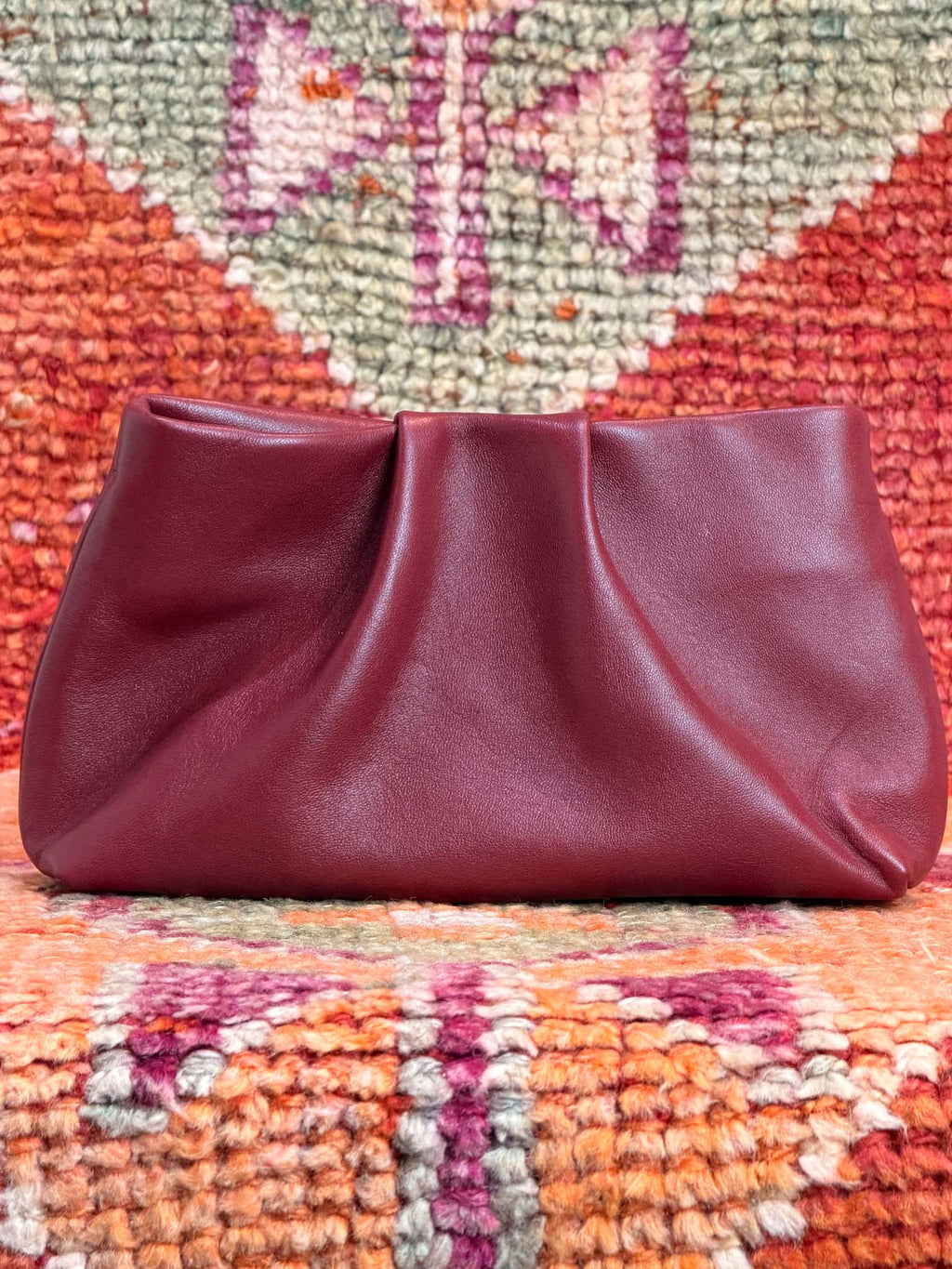 Naterra Factory 'Aiko' Pleated Clutch Bag- 5 Colours – Blue Woman