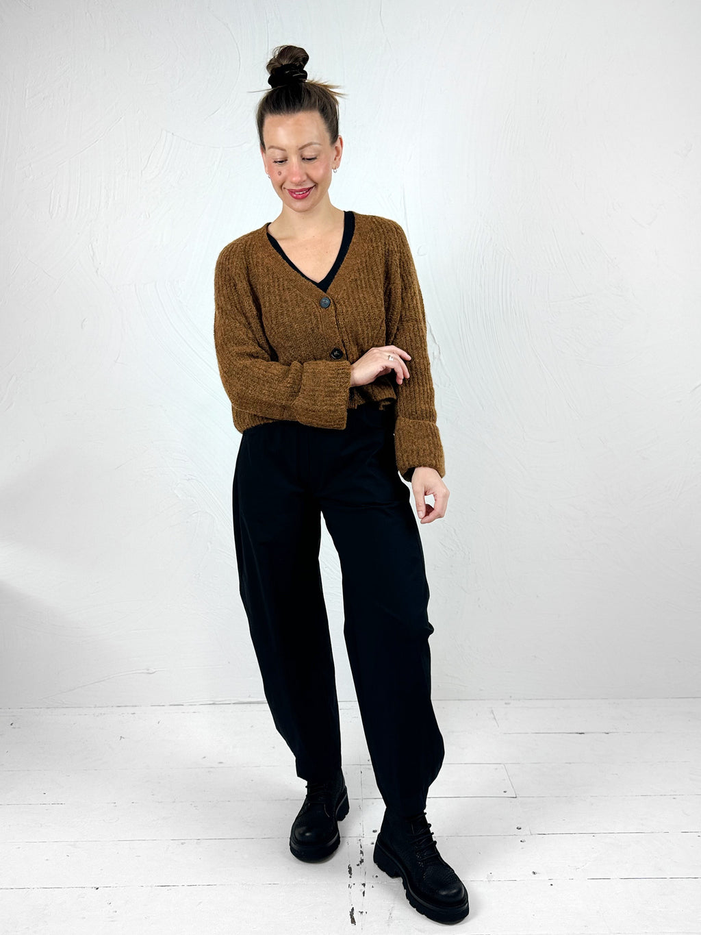 Perla Short Alpaca Cardigan - 2 Colours – Blue Woman